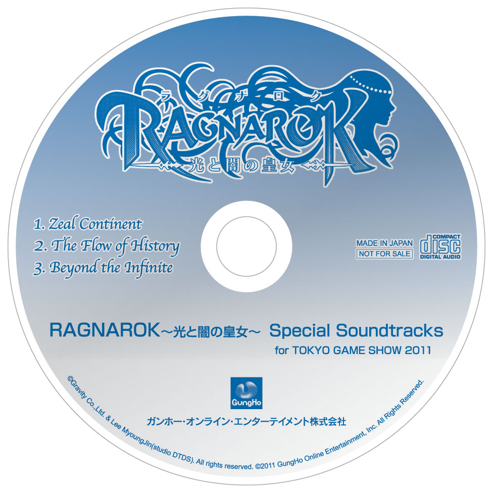 RAGNAROK ~Hikari to Yami no Koujo~ Special SoundTracks for TOKYO GAME ...
