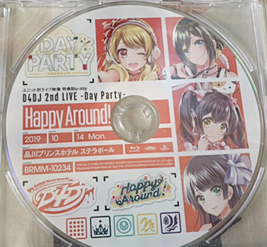 D4DJ 2nd LIVE -Day Party- / Happy Around! музыка из игры