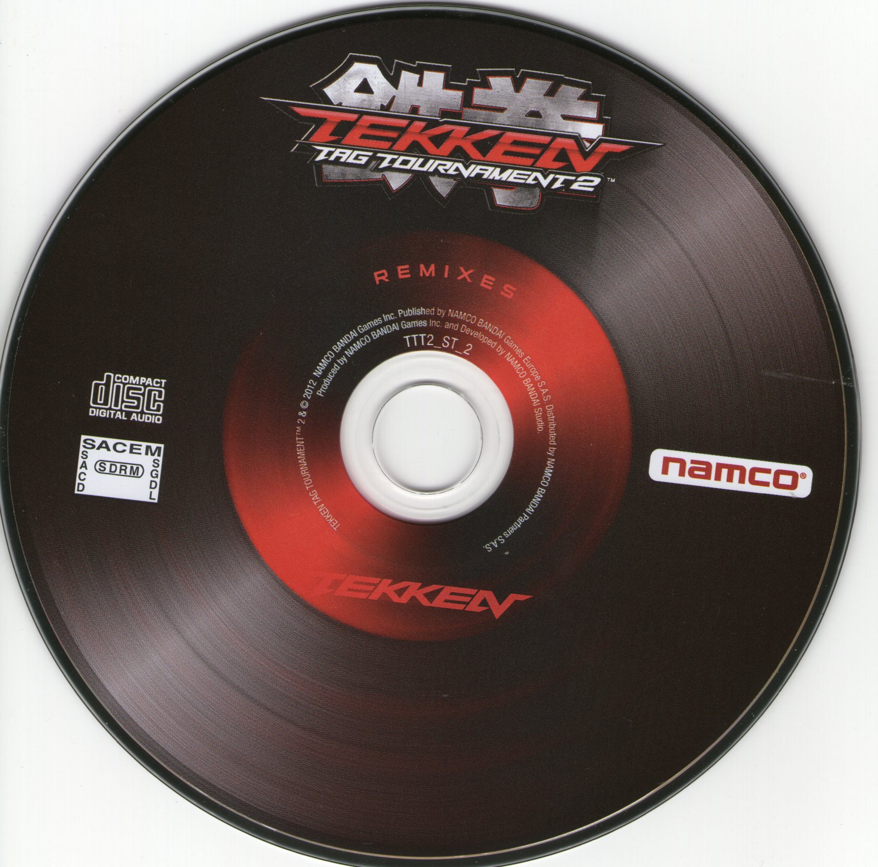 TEKKEN TAG TOURNAMENT 2 ORIGINAL & REMIX SOUND TRACK музыка из игры