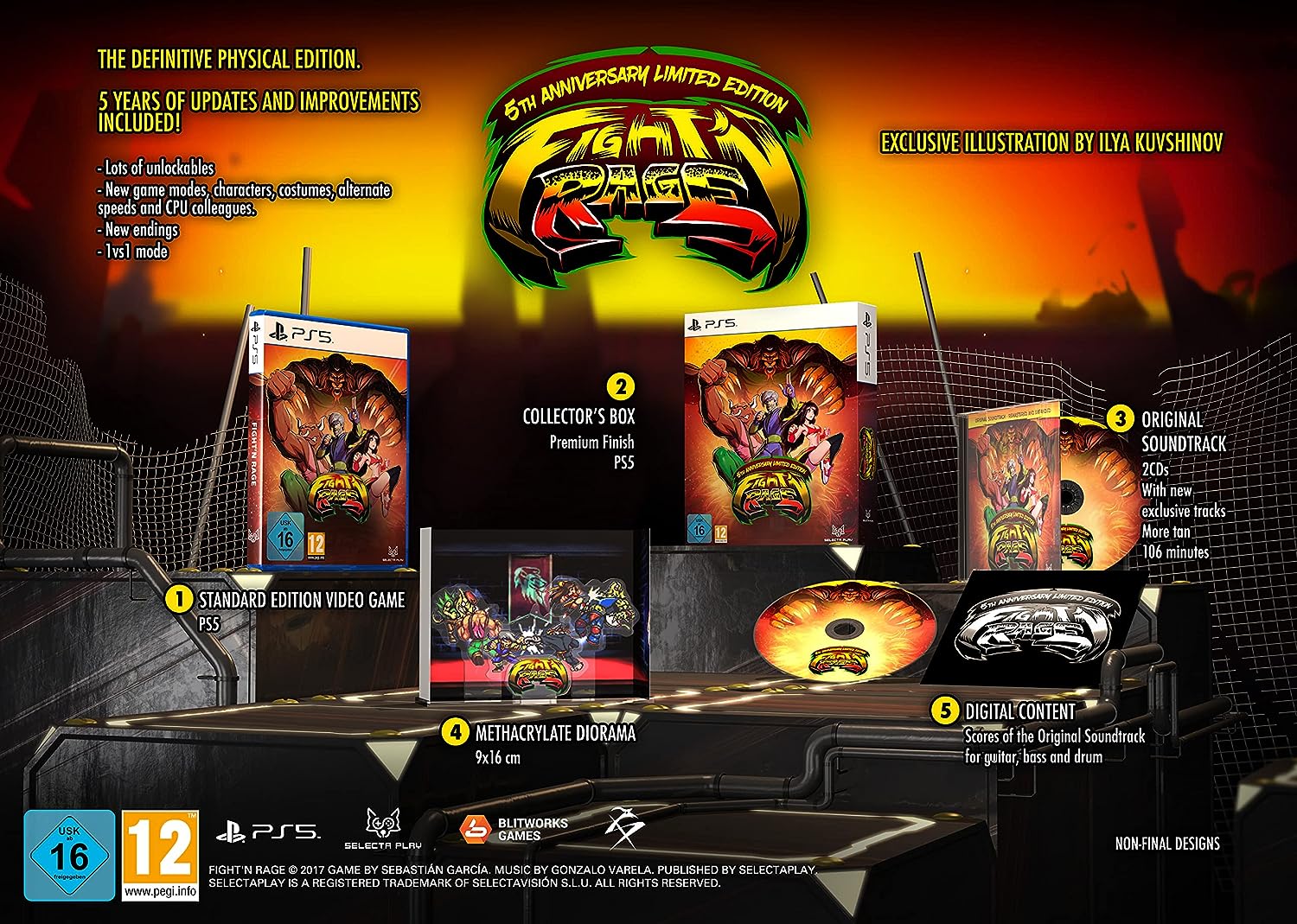 Fight'n Rage 5th Anniversary Limited Edition Original Soundtrack ...