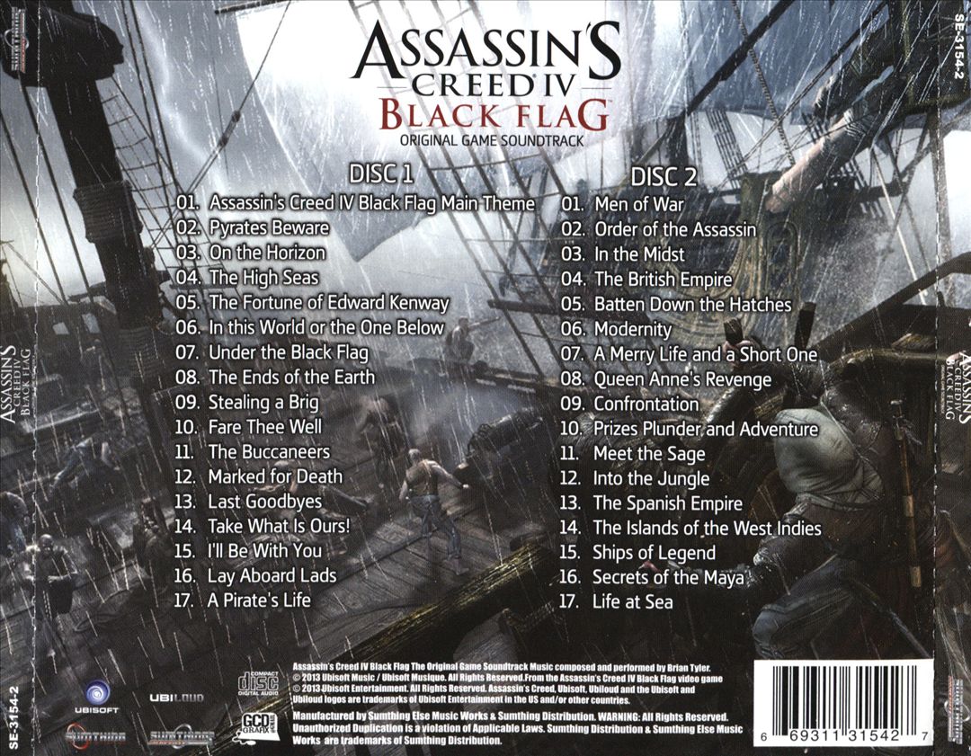 Assassin's Creed IV: Black Flag Original Game Soundtrack музыка из игры